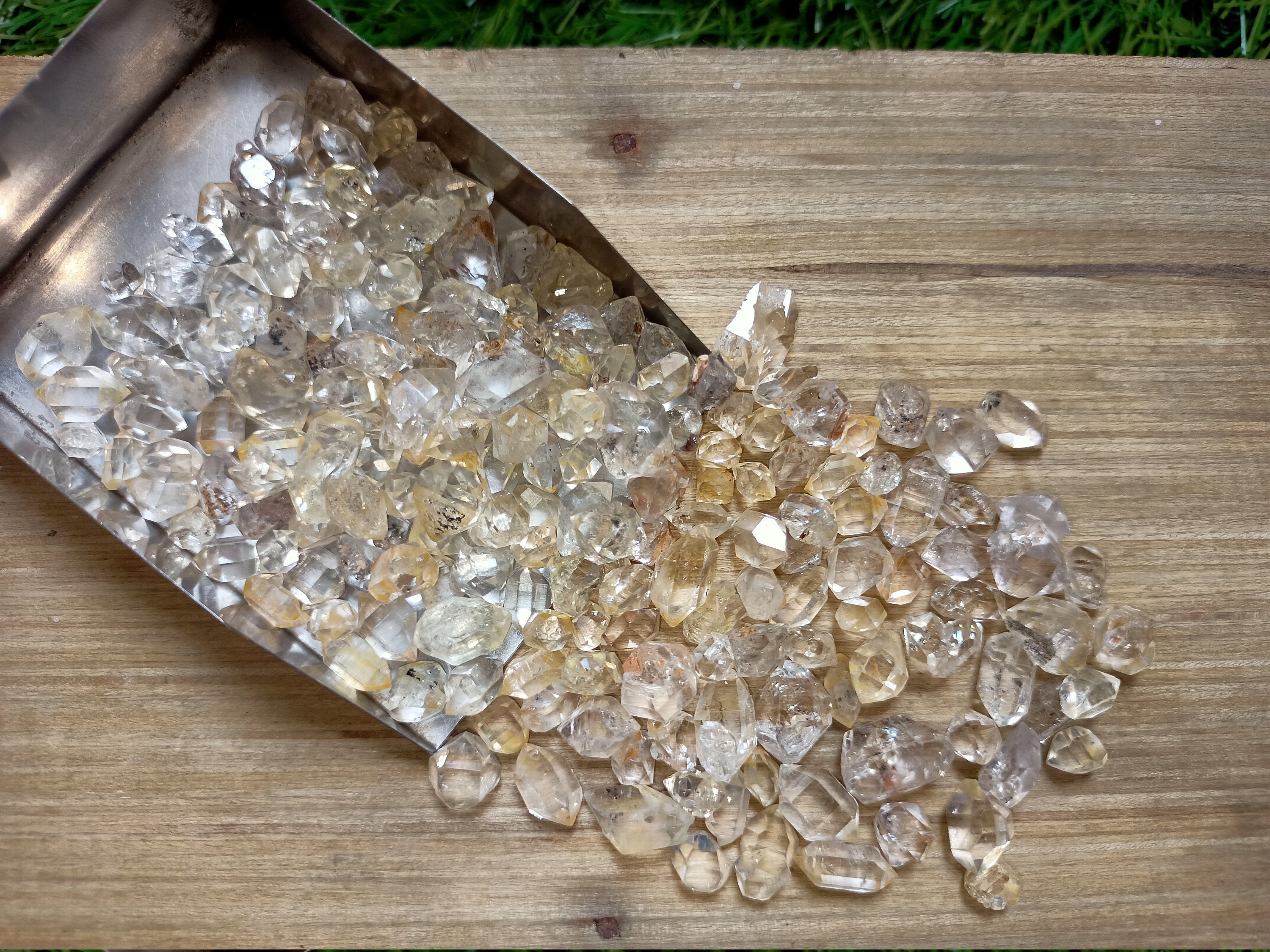 Beautiful Raw Diamond Quartz natural Quartz Pointed Diamond - Etsy