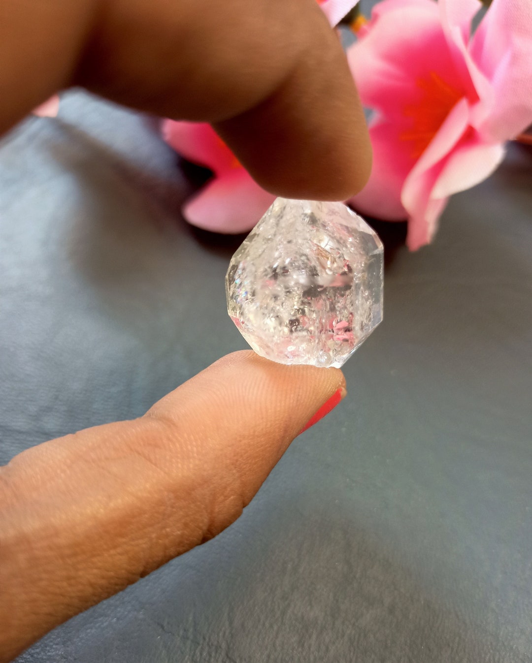 37.8 Cts Raw Diamond Quartz, Natural Quartz, Specimen, Beautiful ...