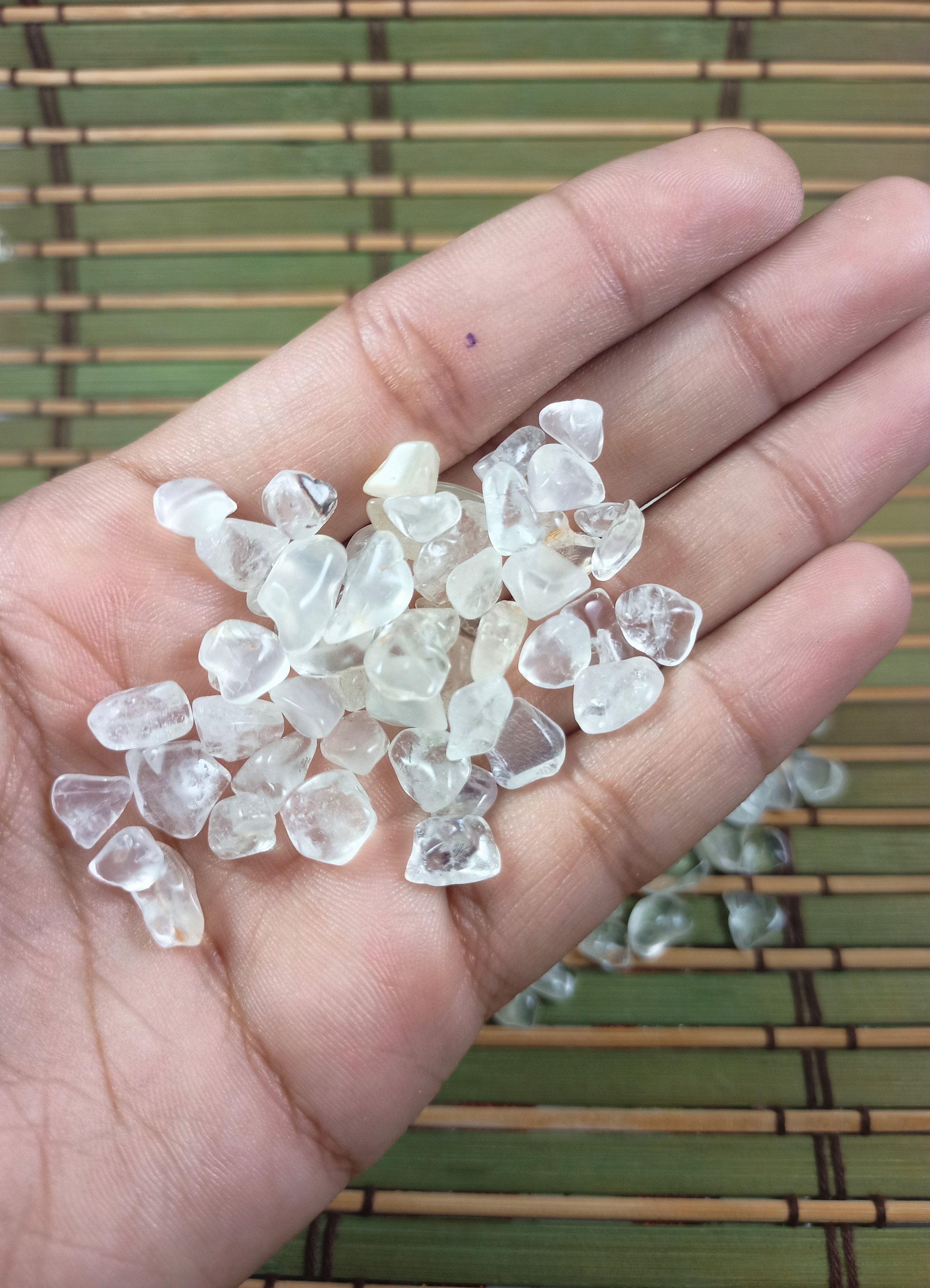 Clear Quartz Chips Loose Gemstone Chips Healing Stone | Etsy