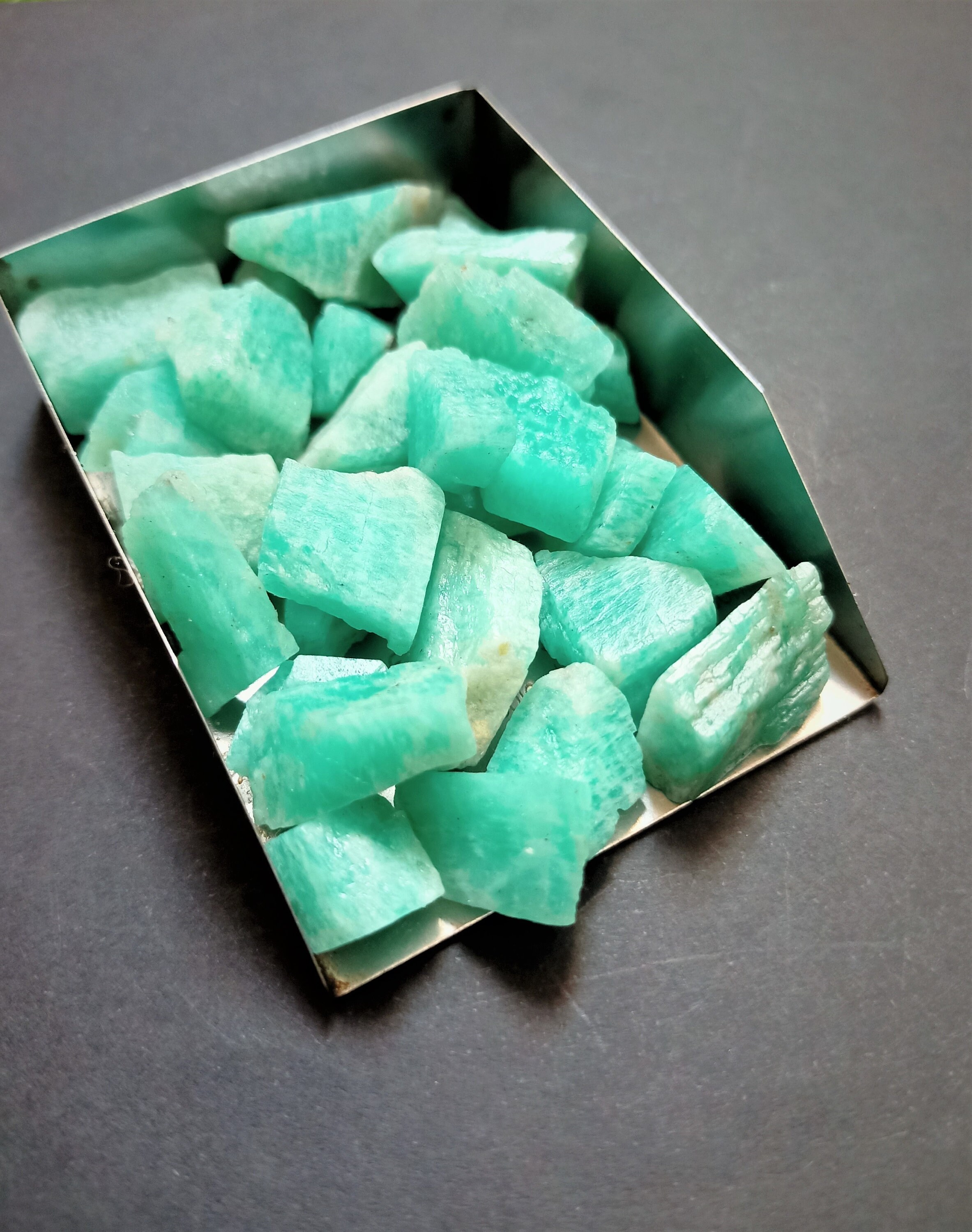 10 Piece Raw Amazonite Crystal Natural Amazonite Rough - Etsy