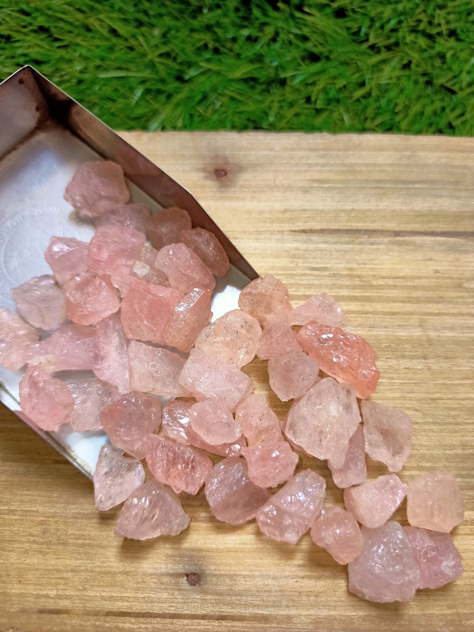 5 Piece Natural Pink Raw Morganite Crystals Raw Making - Etsy