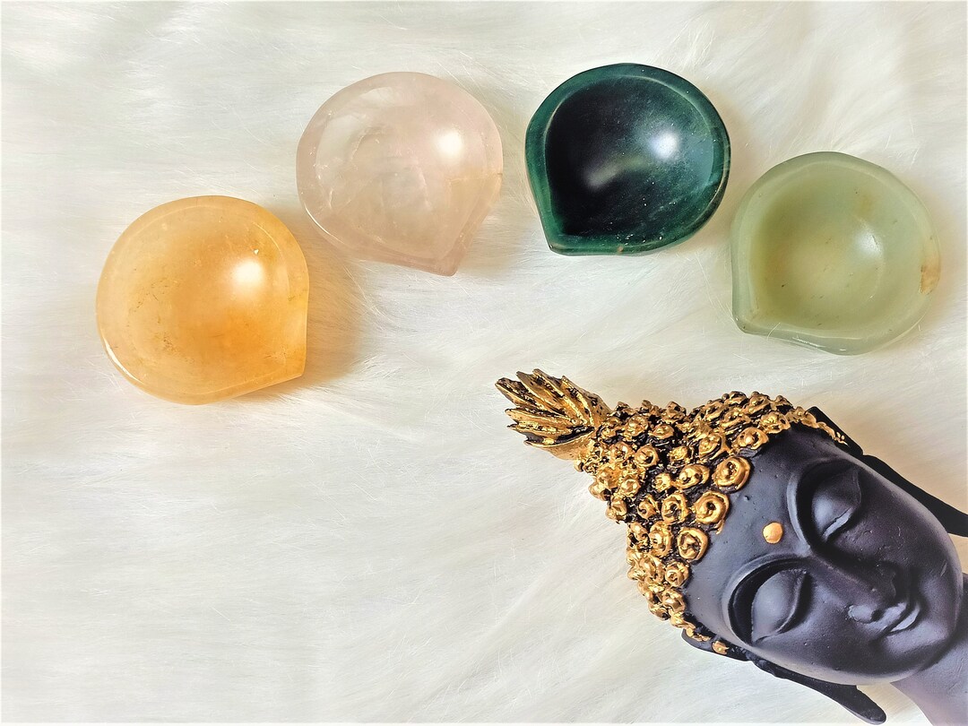 Multi Crystal Oil Deepak - Handmade Oil Candle Diya - Perfect for Gift ...