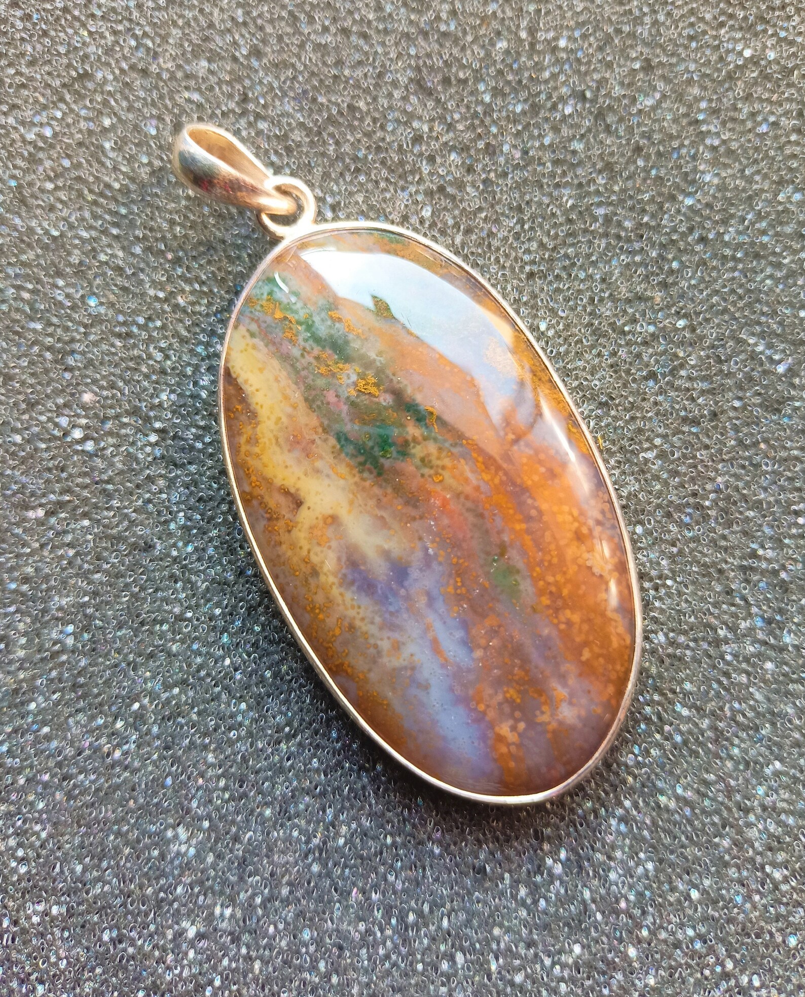 Natural Bloodstone Jasper Silver Pendant 925 Sterling Silver - Etsy UK