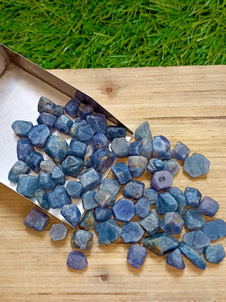 5 Piece Natural Raw Blue Sapphire Jewelry Making Raw - Etsy