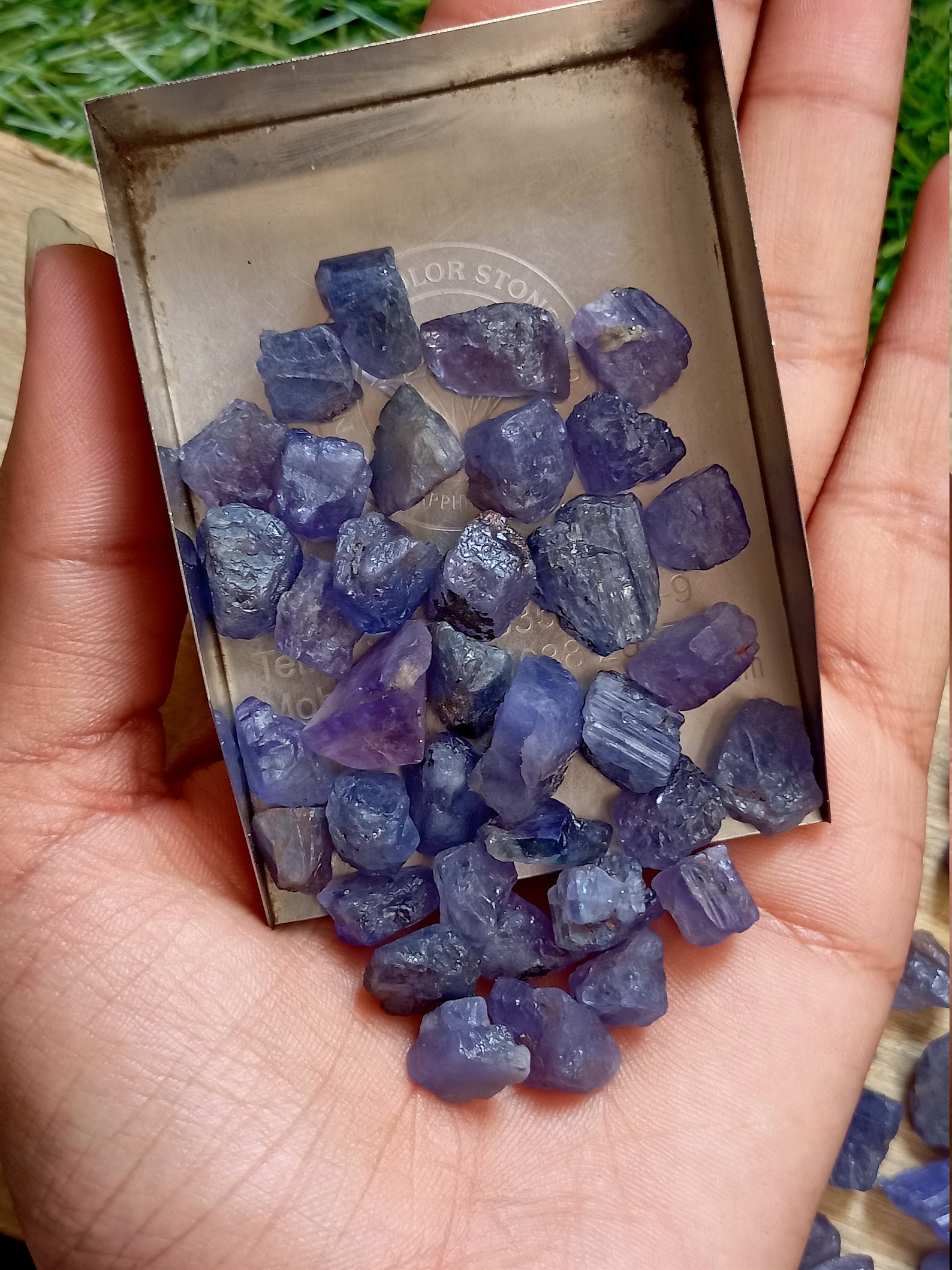 Raw Tanzanite Natural Gemstone Healing Crystal Untreated | Etsy