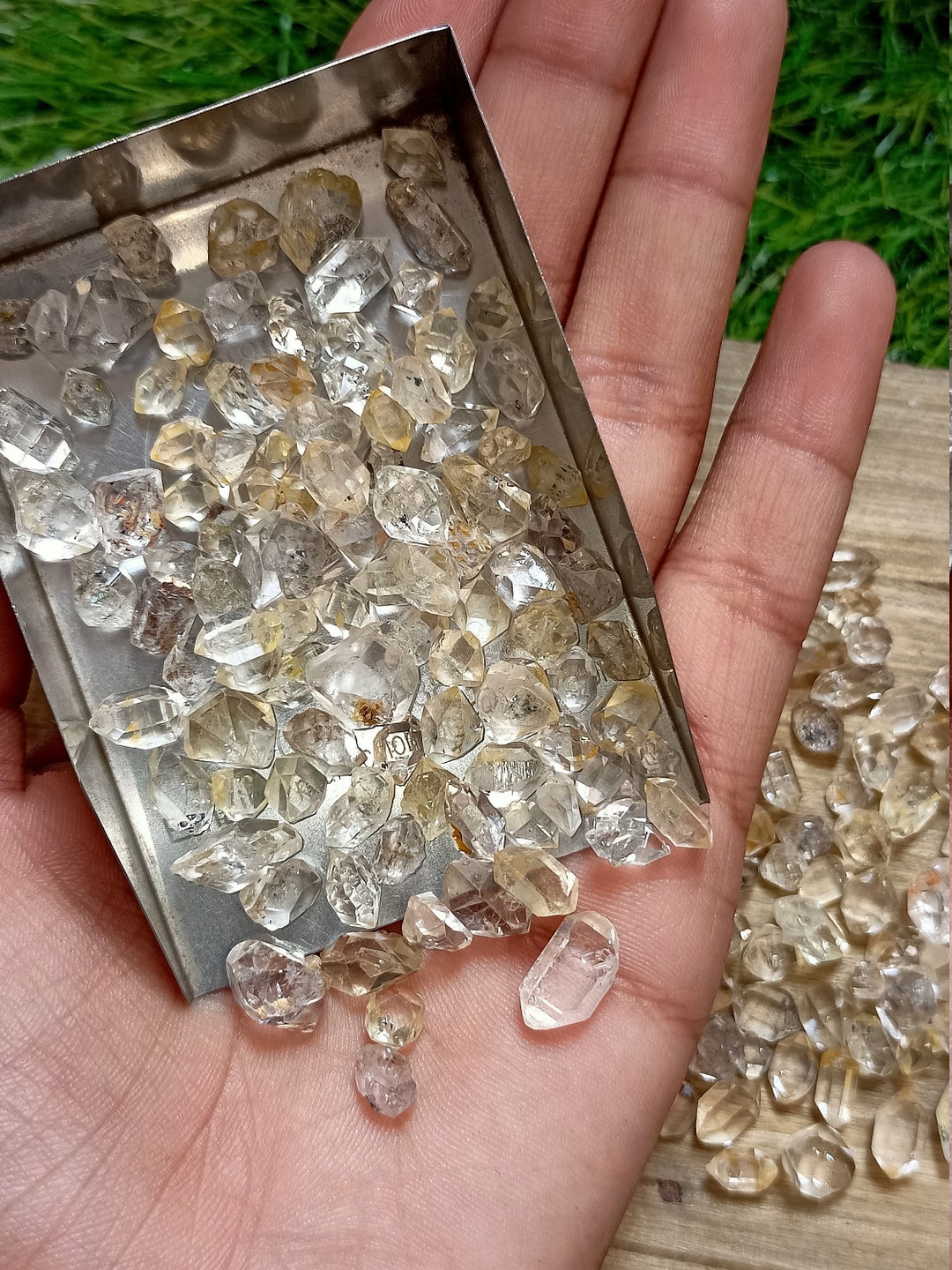 Beautiful Raw Diamond Quartz, Natural Quartz, Pointed Diamond, Top ...