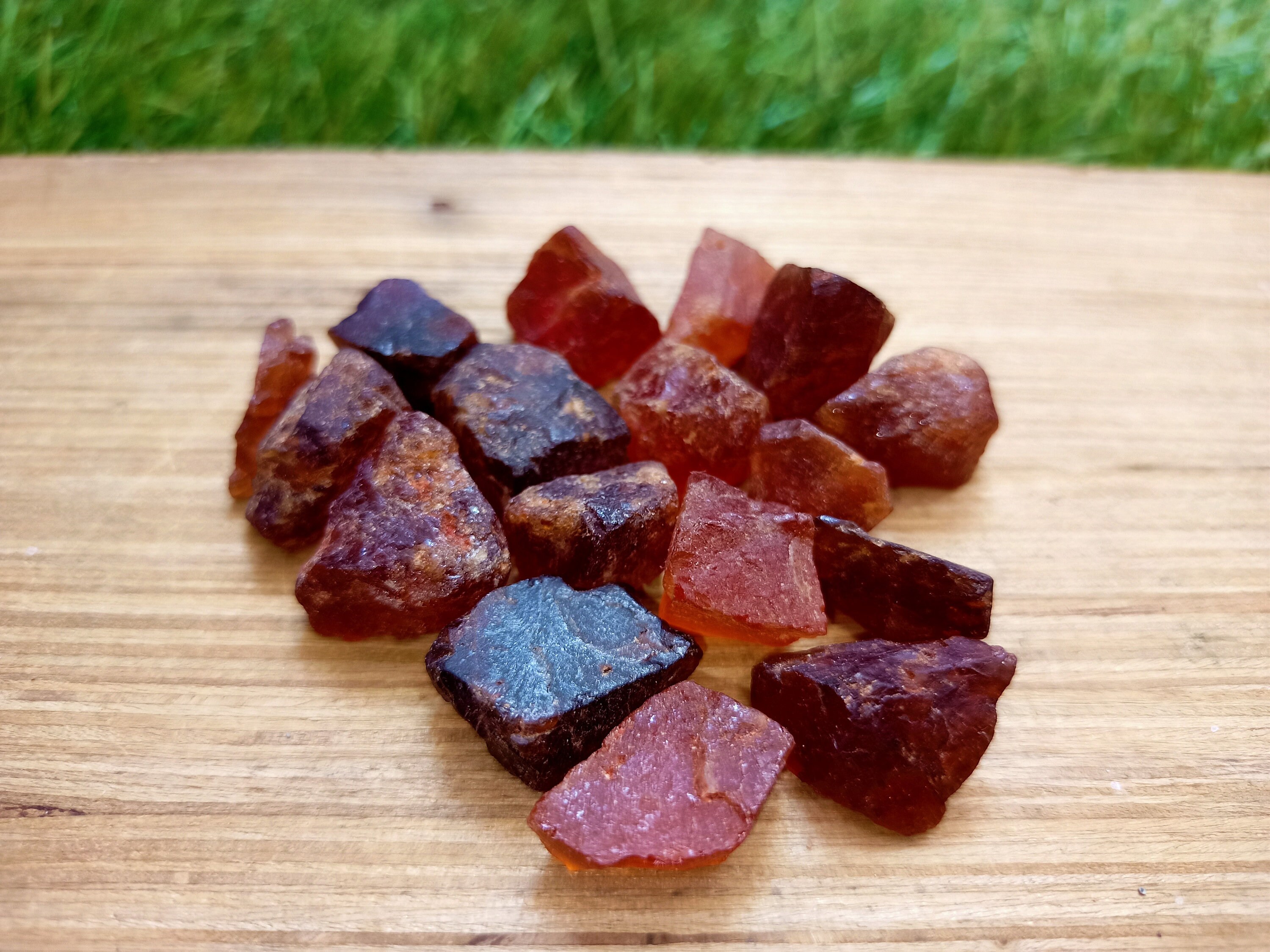 Raw Hessonite Crystal Natural Rough Gomed Gemstone Raw | Etsy