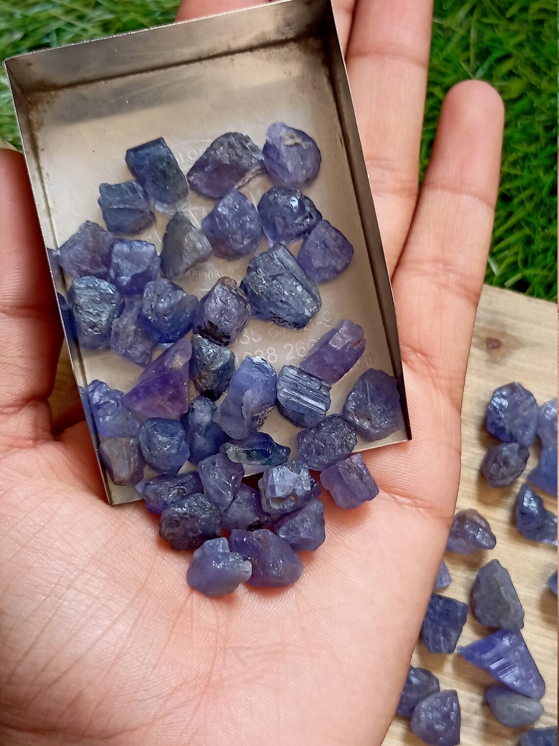Raw Tanzanite Natural Gemstone Healing Crystal Untreated | Etsy