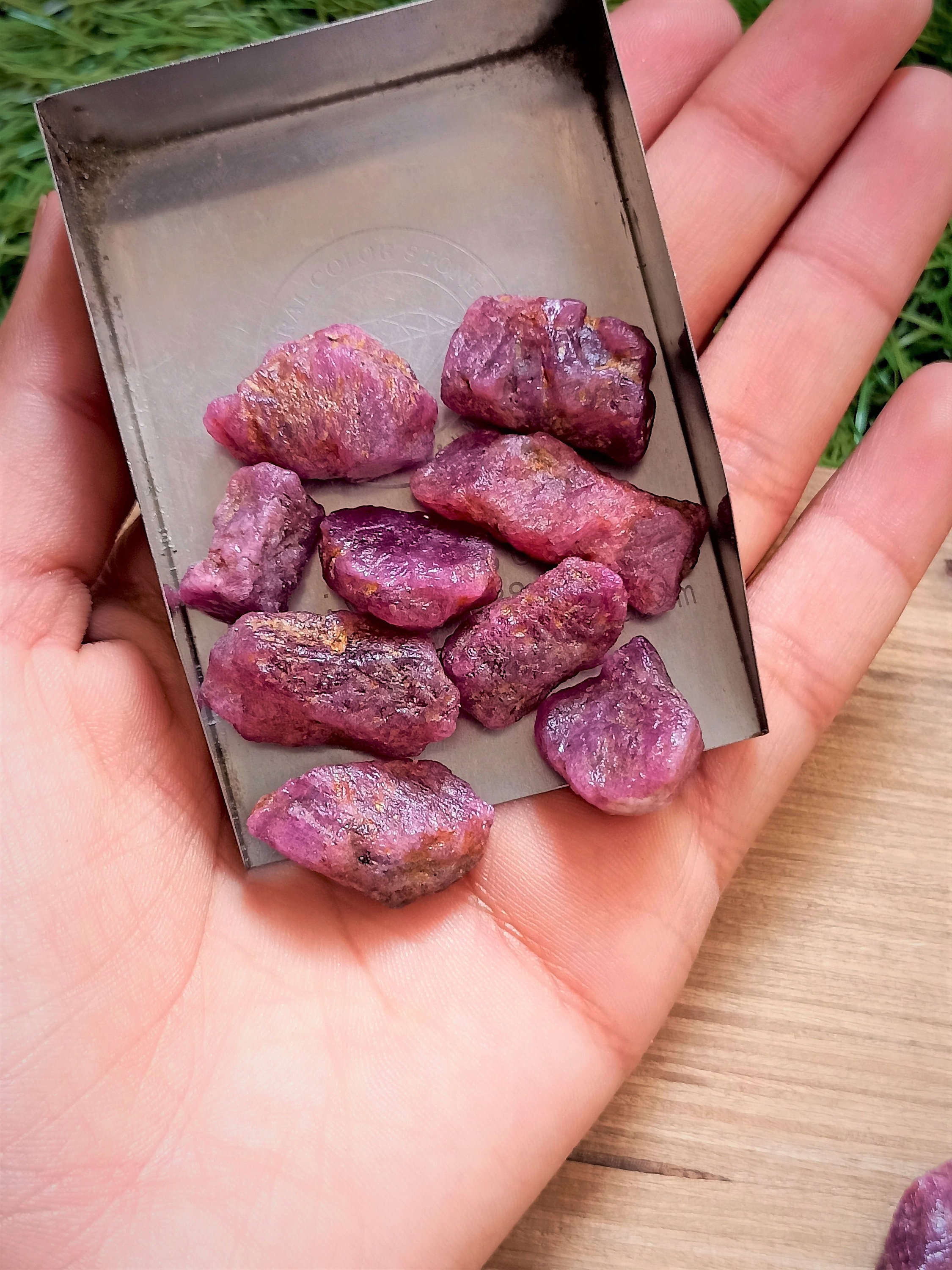 Natural Raw Ruby Ruby Gemstone Rough Stone Pink Crystal - Etsy