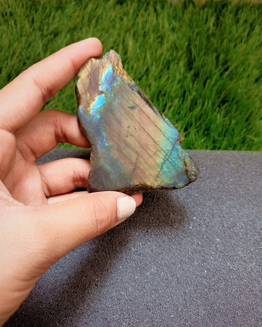 367.6 Cts Raw Labradorite Stone Natural Specimens Slice Blue - Etsy UK