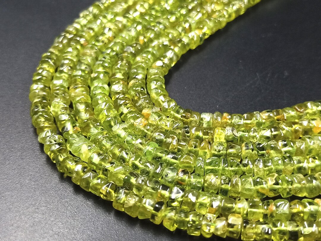 Natural Multi Stone Heishi Disc Tyre Beads Strands, Tire Shape, Smooth ...