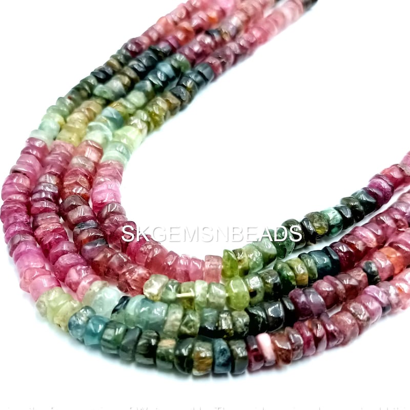 Tourmaline Tyres Heishi - Etsy UK