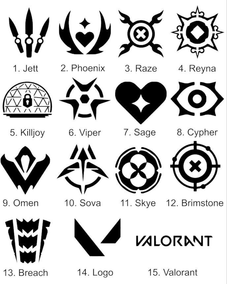 Valorant Ability Icons Valorant Ability Icons