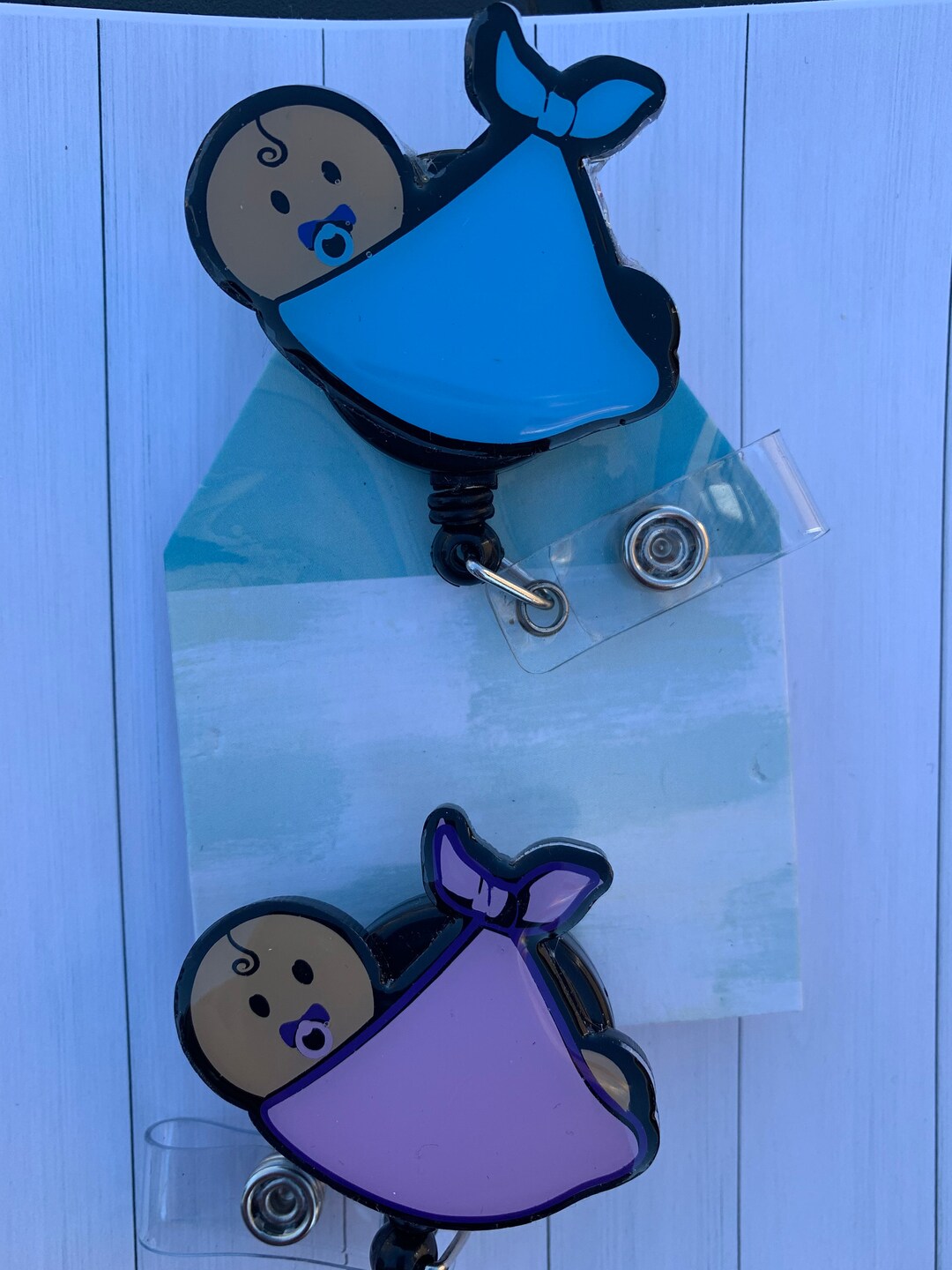 Baby Badge Holder - Etsy