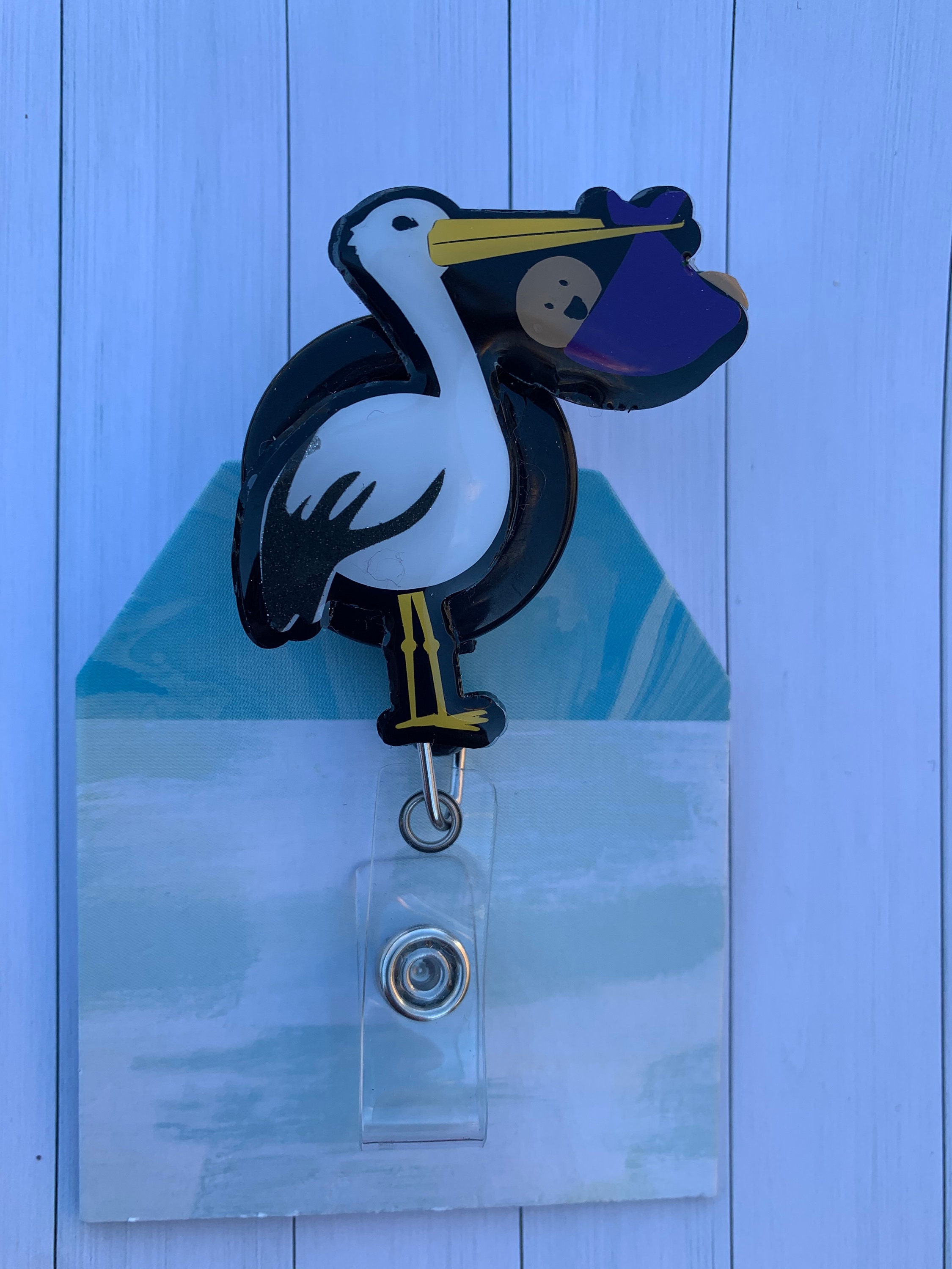 Stork Badge Holder - Etsy