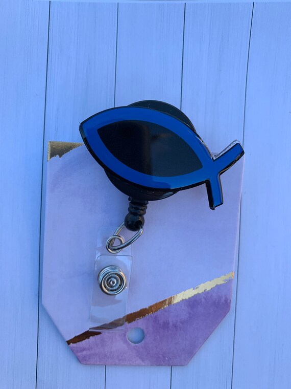 Jesus Fish Badge Holder - Etsy