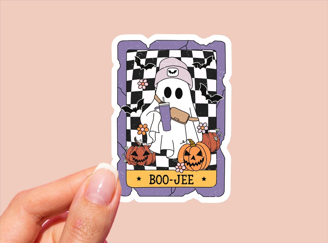 Boo-jee Sticker, Tarot Card Sticker, Ghost Sticker, Funny Sticker ...