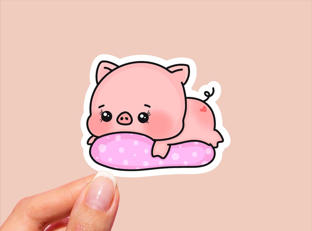 Girly Sticker, Pig Sticker, Funny Sticker, Die Cut Sticker, Vinyl ...
