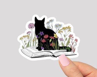 Girl Sticker, Bookish Sticker, Reading Sticker, Book Sticker, Book Worm ...