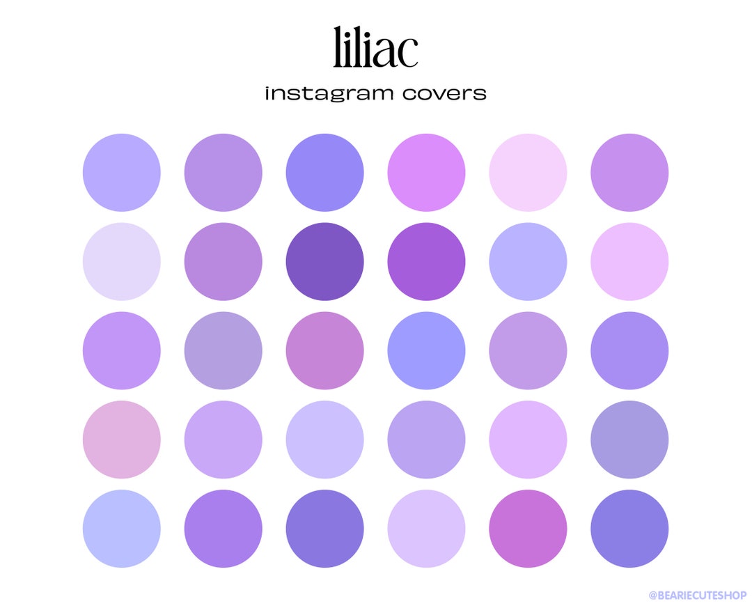 Liliac Instagram Highlight Covers, Insta Covers, Solid Colors, IG Story ...