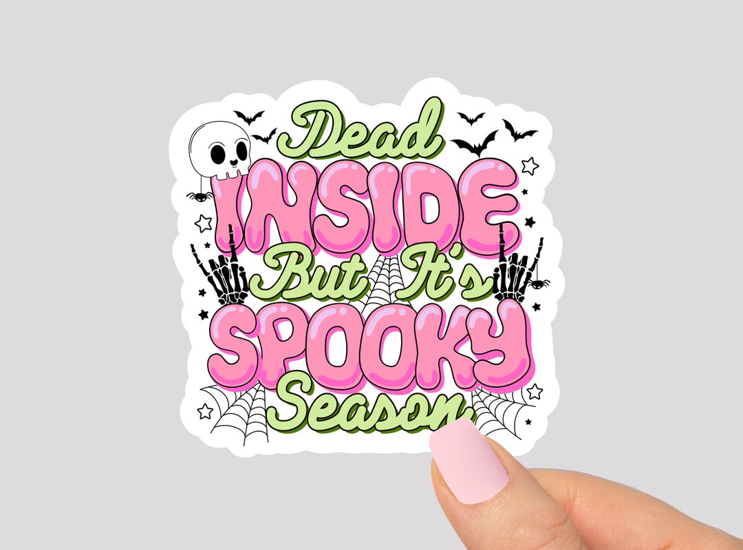 Spooky Sticker, Spooky Season Sticker, Halloween Sticker, Fall Sticker ...