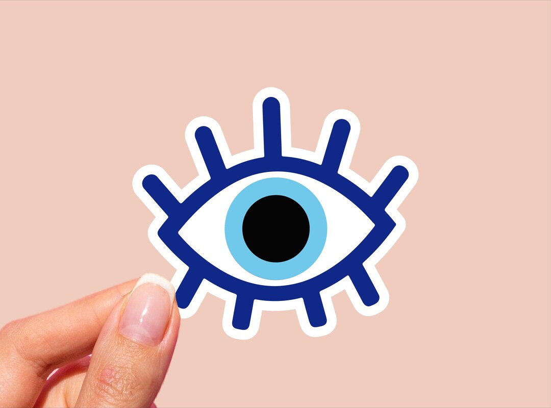 Blue Eye Sticker, Evil Eye Sticker, Trendy Sticker, Girly Sticker ...