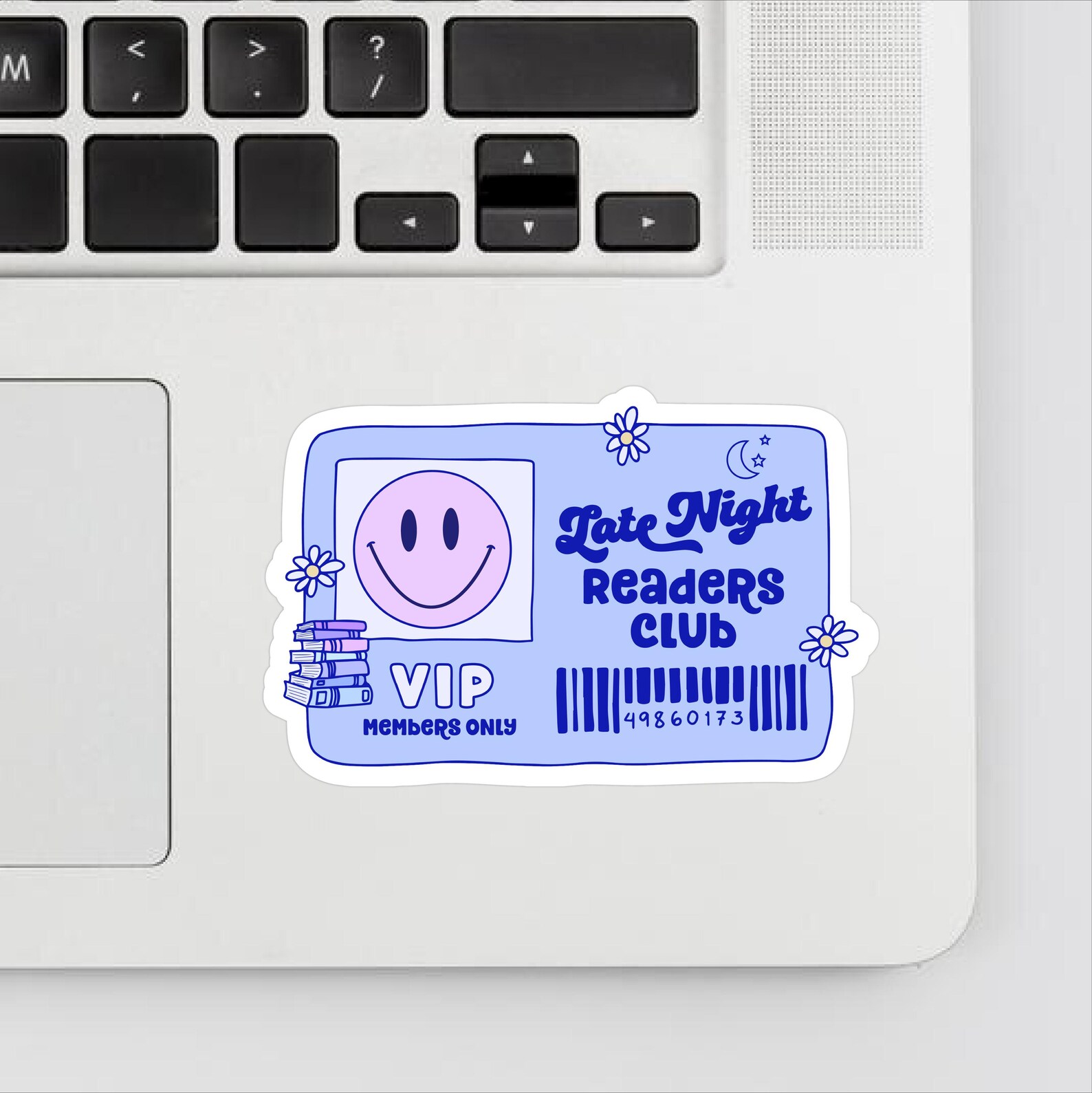 Late Night Readers Club Sticker, Cute Sticker, Book Sticker, Book Lover ...