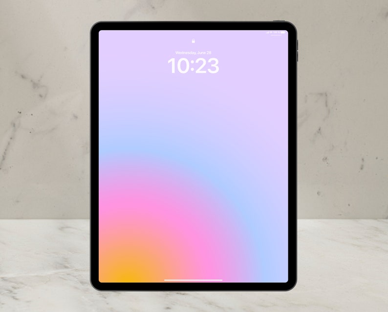 IPad Wallpaper Aesthetic Gradient, Tablet Wallpaper, Galaxy Tab ...