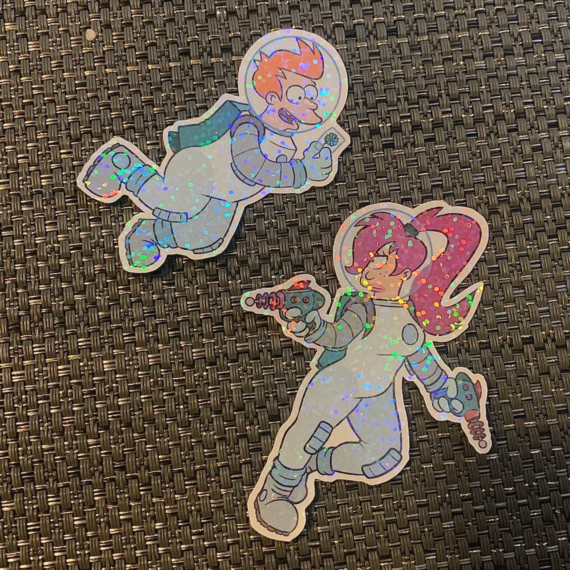 Holographic Futurama Stickers - Etsy