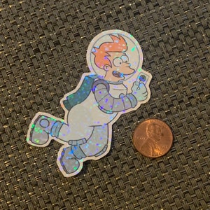 Holographic Futurama Stickers - Etsy