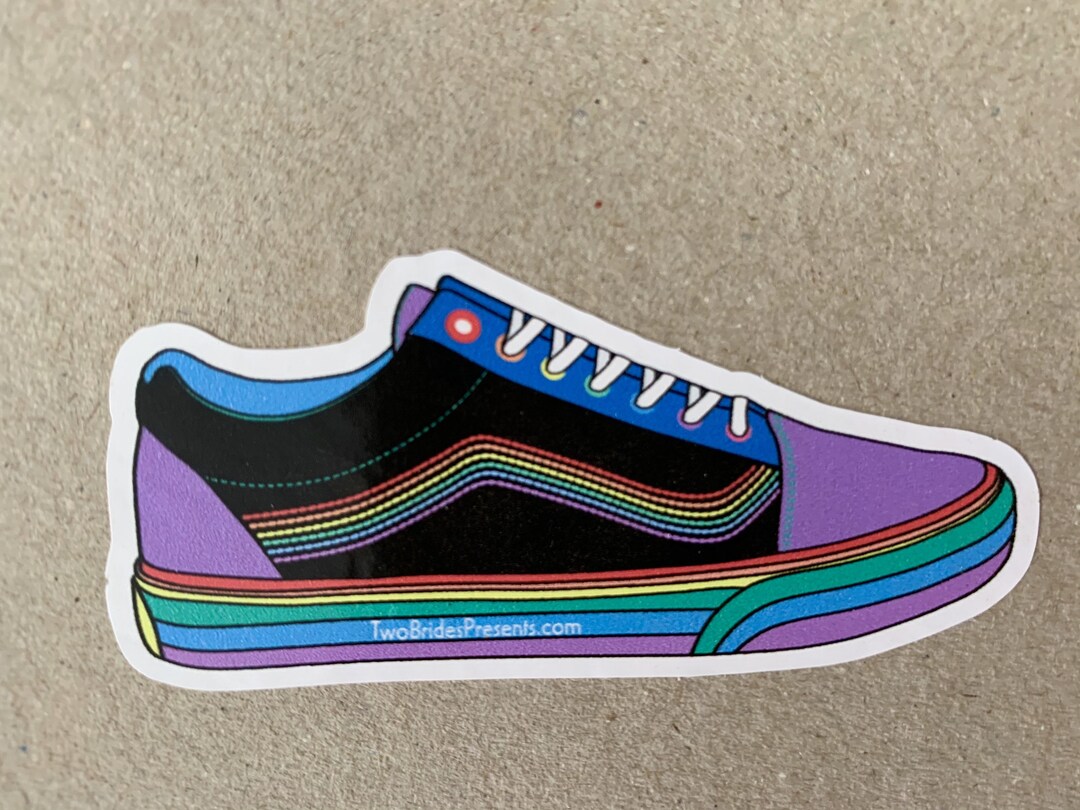 Rainbow Kicks Sticker - Etsy