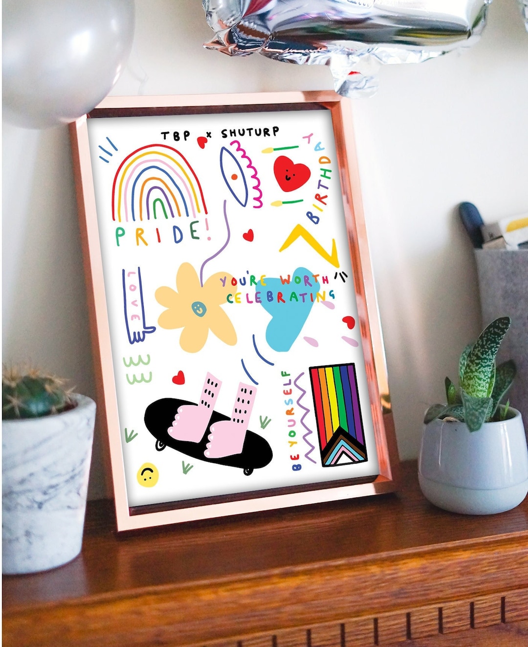 LGBTQIAP VIBES Art Print Pride Visibility, Love, Equality, Self ...