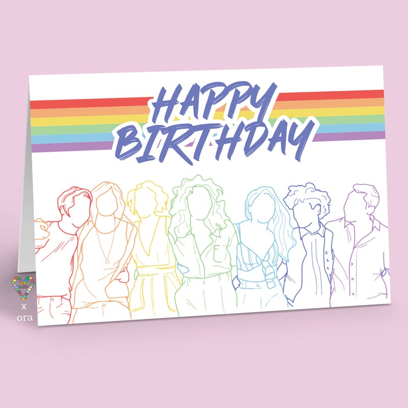 Trans Birthday Card - Etsy