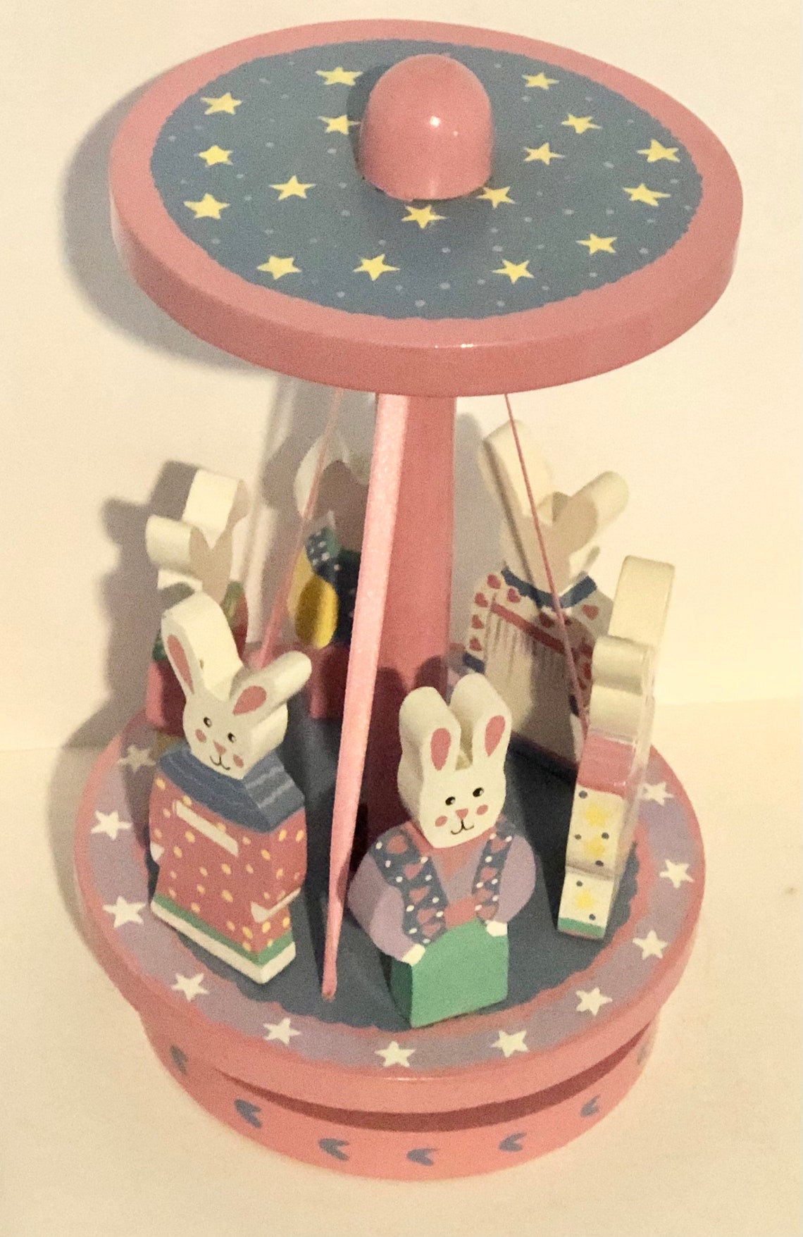 Carousel W/rabbits - Etsy