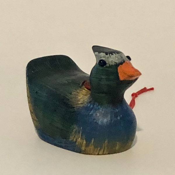 Small Wooden Duck Ornaments - Etsy