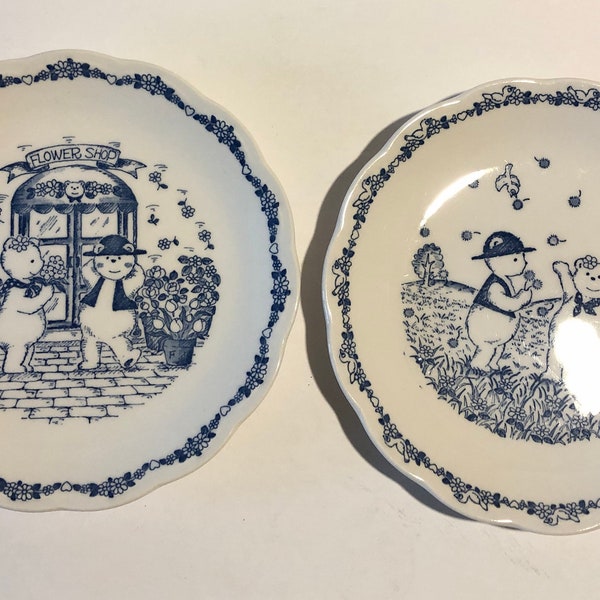 Blue Tableware - Etsy