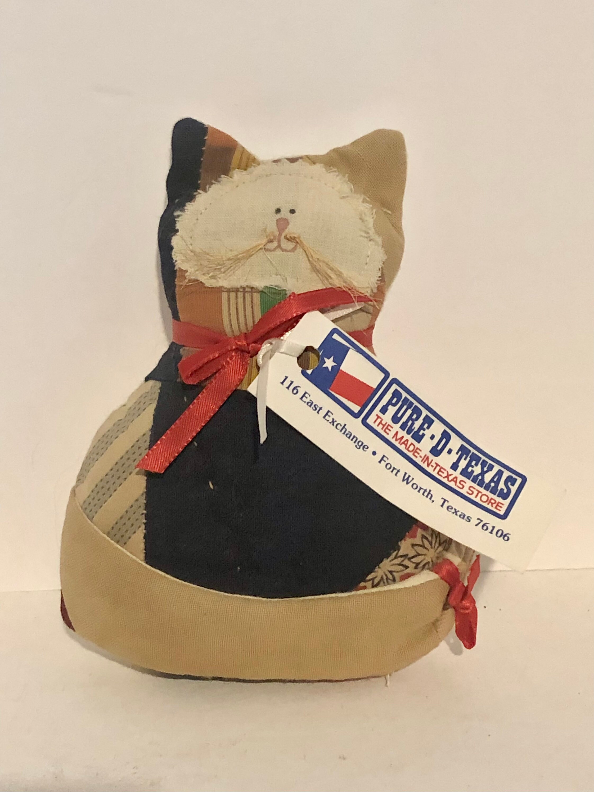 Pure D Texas Patchwork Cat Plush - Etsy