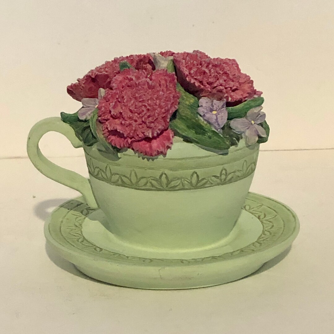 Repurposed Ceramic Flower Decor - Etsy