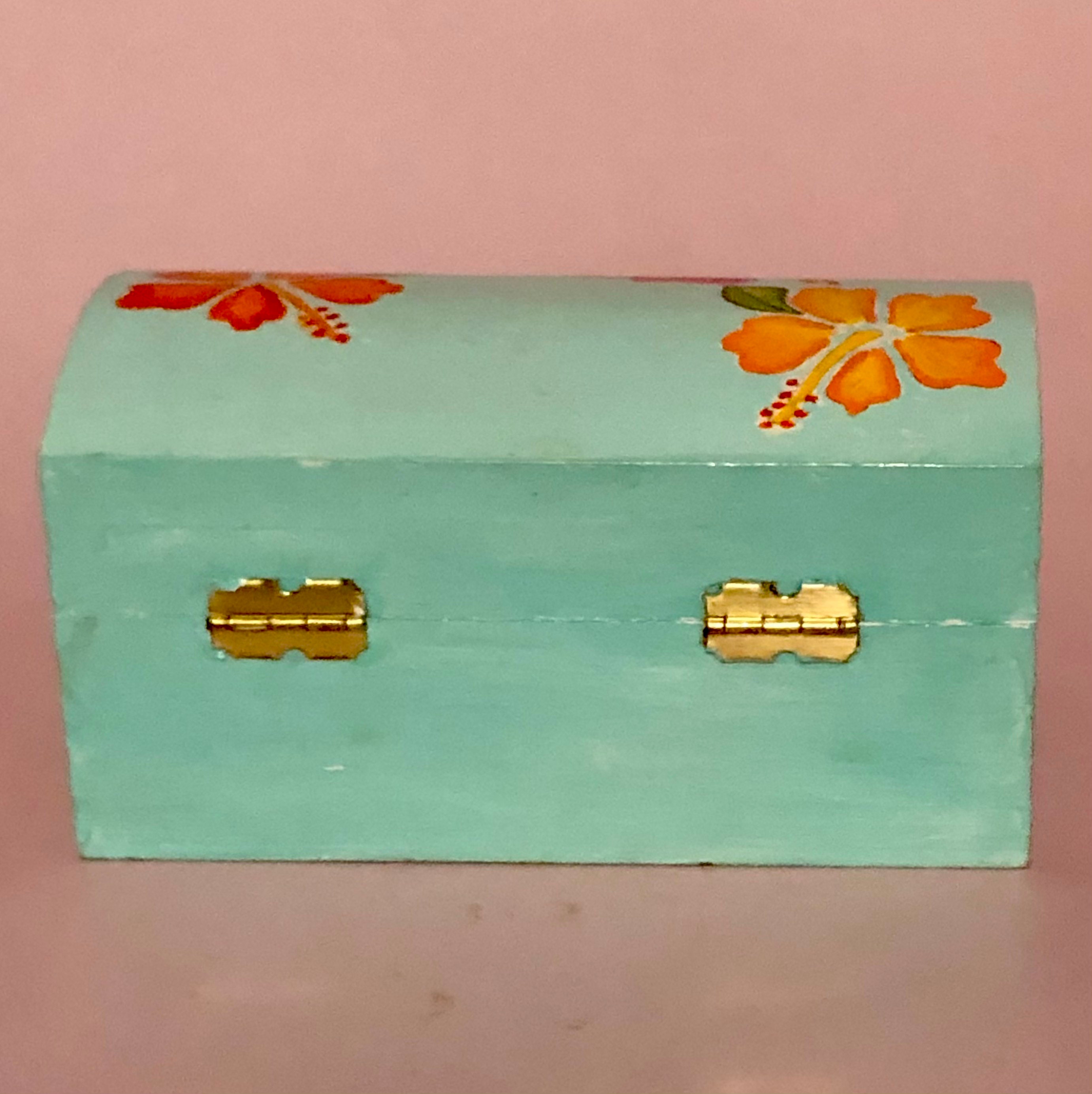 Small Tropical Wood Box - Etsy