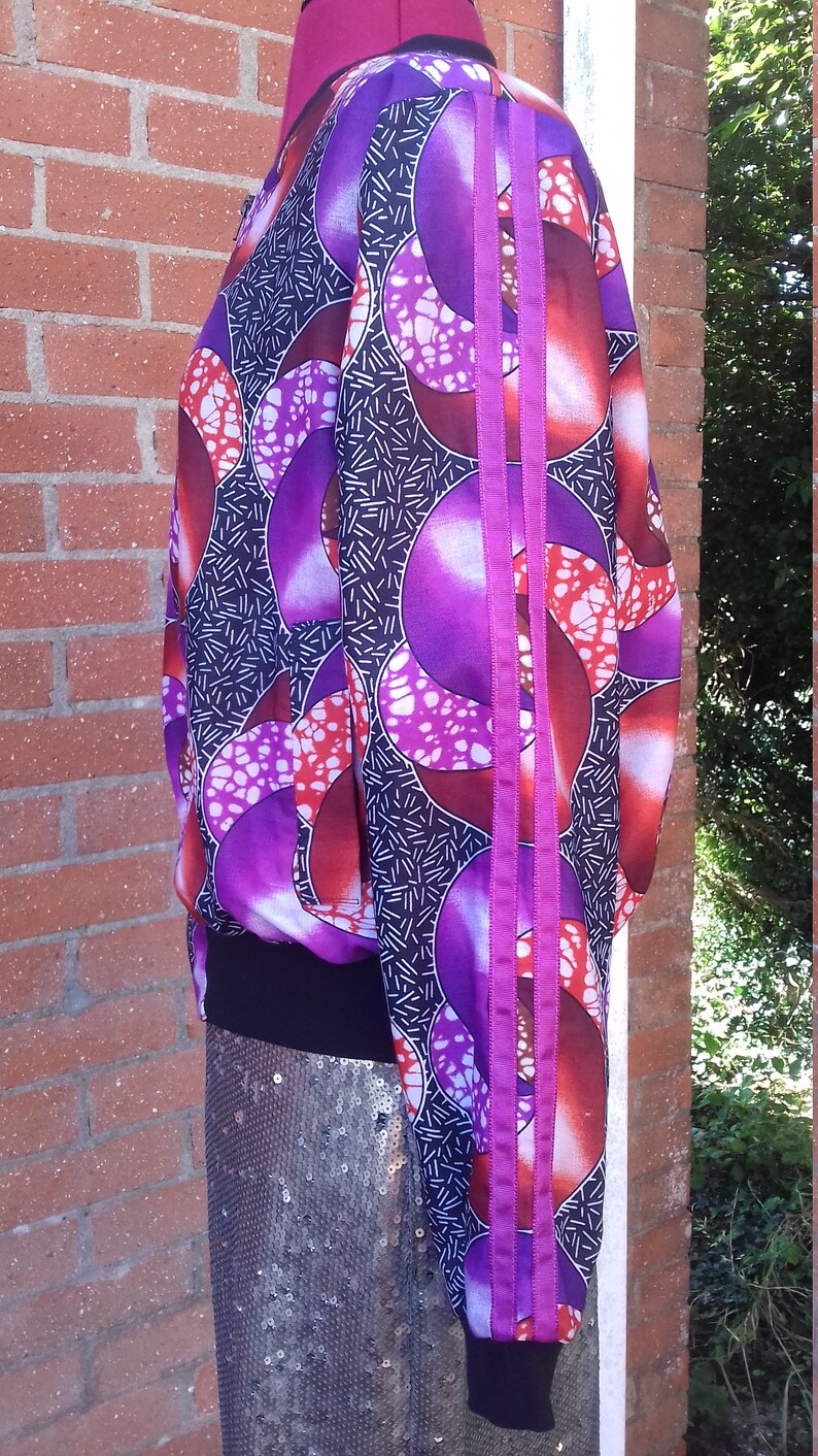 Ankara Bomber Jacket - Etsy