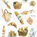 Watercolor Clipart Bakery Cafe Clipart. Pastry, Confectionery, Baking ...