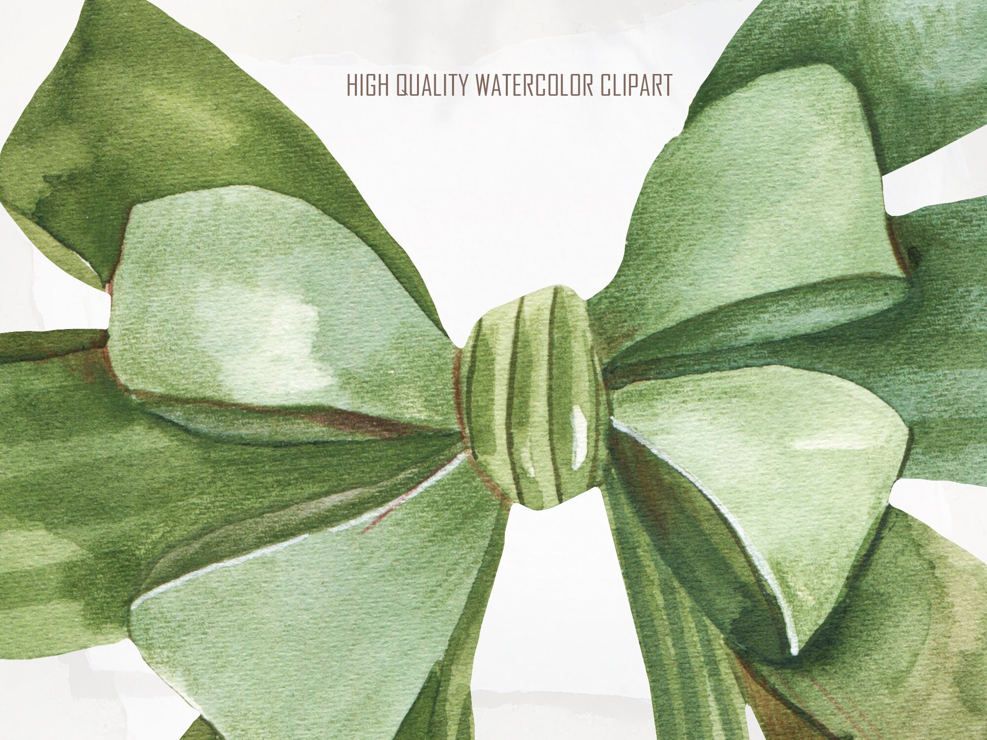 Watercolor Clipart Colorful Bows. Hand Painted Bow Birthday - Etsy