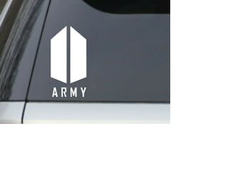 BTS ARMY Sticker Car Decals BTS Bangtan Parking Permit Paper Paper ...