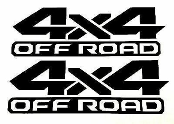 DODGE Ram 4x4 set of 212 Black Decals OFF ROAD 1500 - Etsy