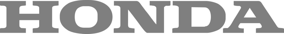 Honda Logo 12" (4 Total) 2 Black and 2 Silver Vinyl Decal Sticker Car ...