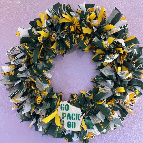 Green Bay Packers Wreath - Etsy