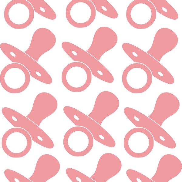 Pink Pacifier - Etsy