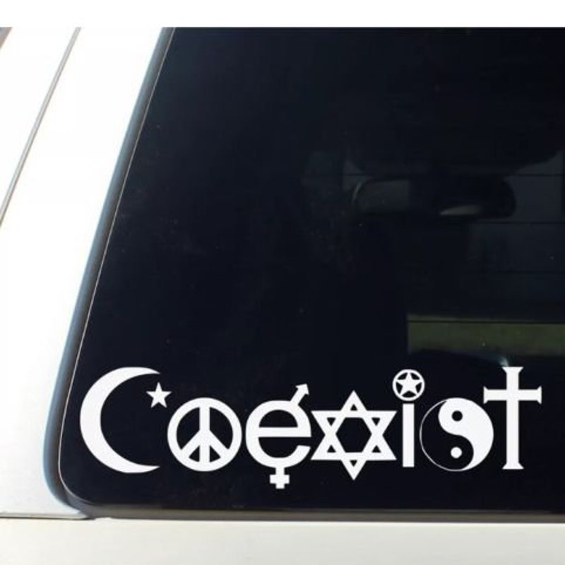 Coexist Sticker - Etsy