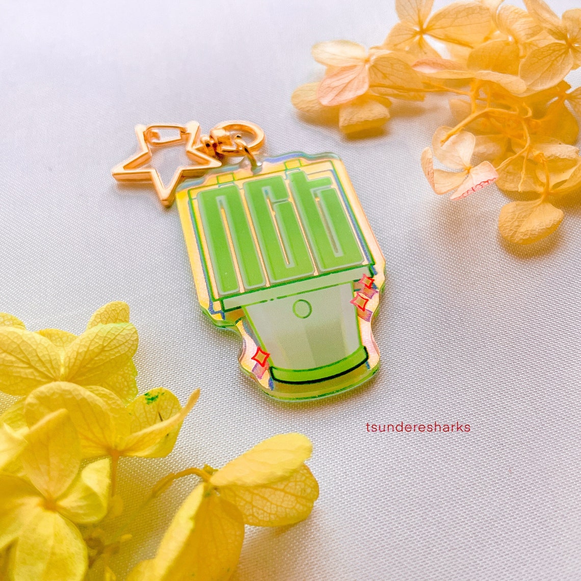 NCT 127 Dream Lightstick Acrylic Holographic Keychains Charms - Etsy