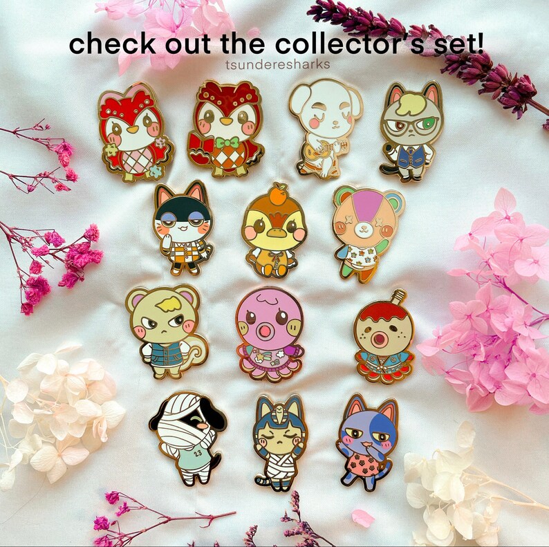 Stitches Animal Crossing ACNH Villagers Enamel Pin Sticker | Etsy